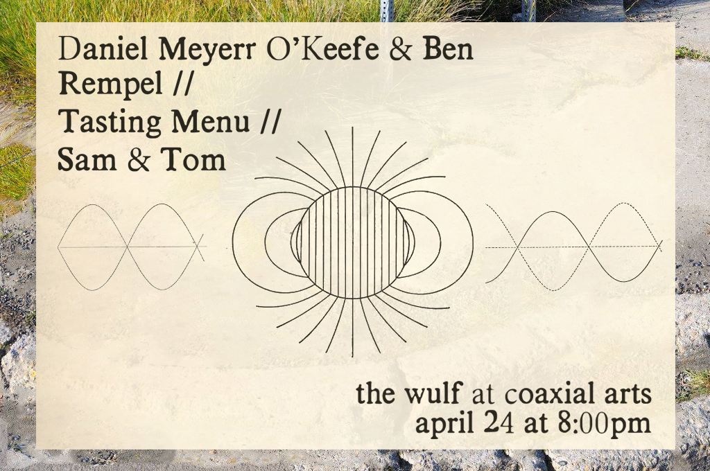 Daniel Meyer-O’Keefe & Ben Rempel // Tasting Menu // Sam & Tom ...